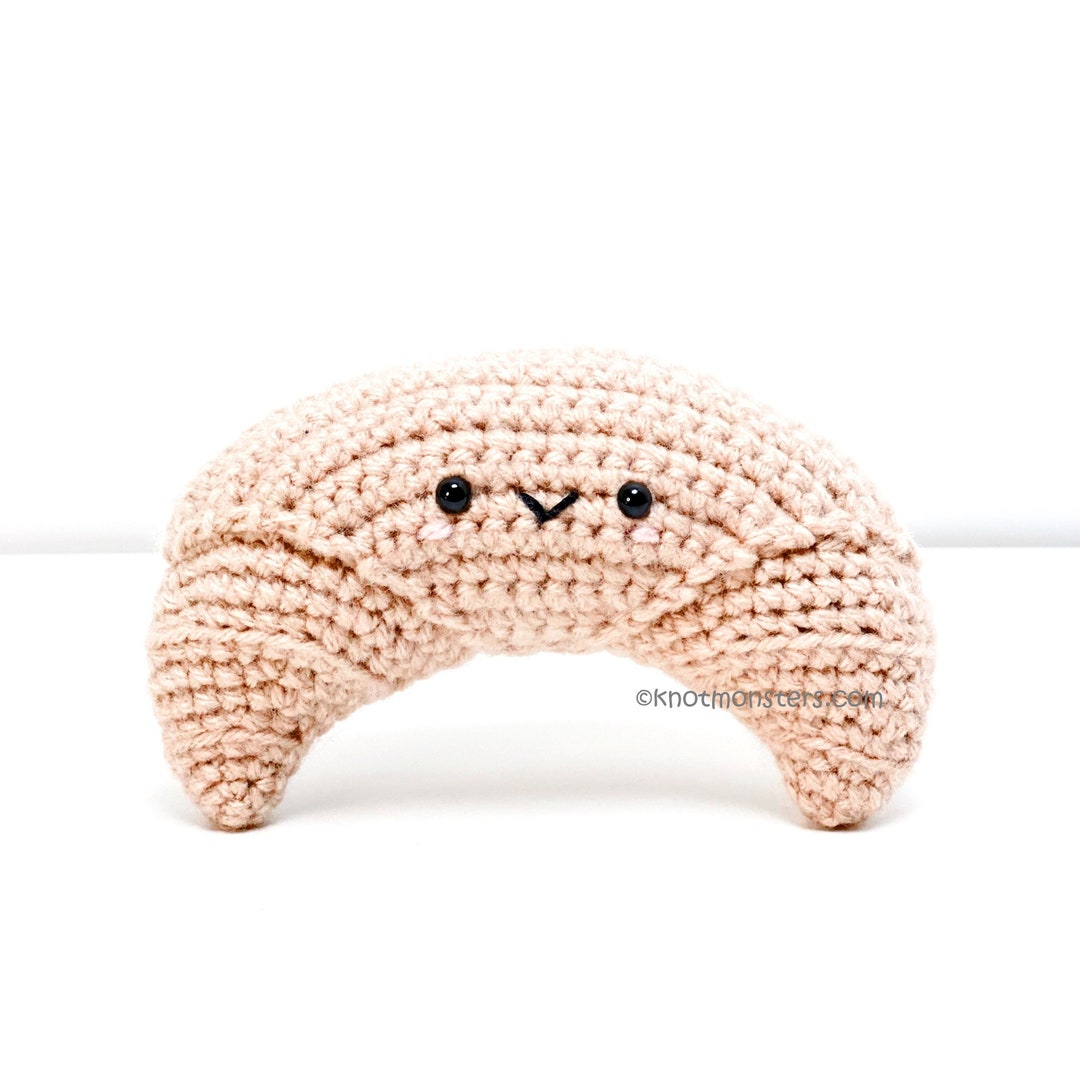 Croissant Crochet Pattern! PATTERN ONLY! PDF Download Amigurumi ...
