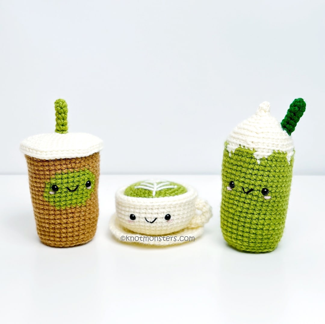 Matcha Latte Iced Crochet Pattern! PATTERN ONLY! PDF Download Amigurumi ...
