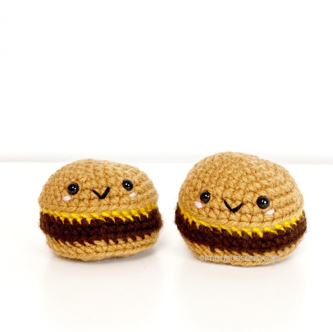 Cheeseburger Sliders Crochet Pattern! PATTERN ONLY! PDF Download ...