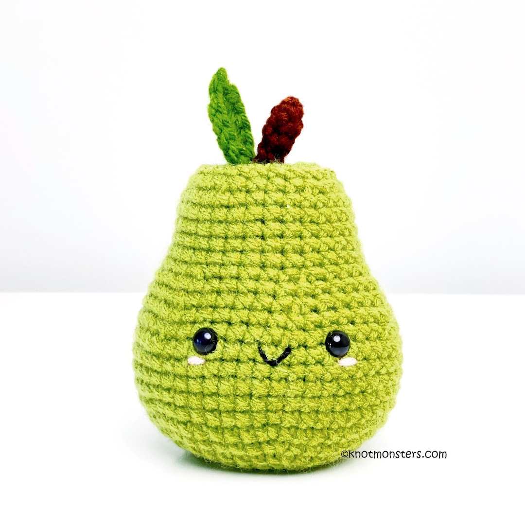 Pear Crochet Pattern! PATTERN ONLY! PDF Download Amigurumi Beginner ...