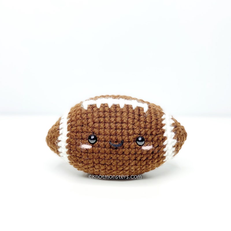 Crochet Football - Etsy