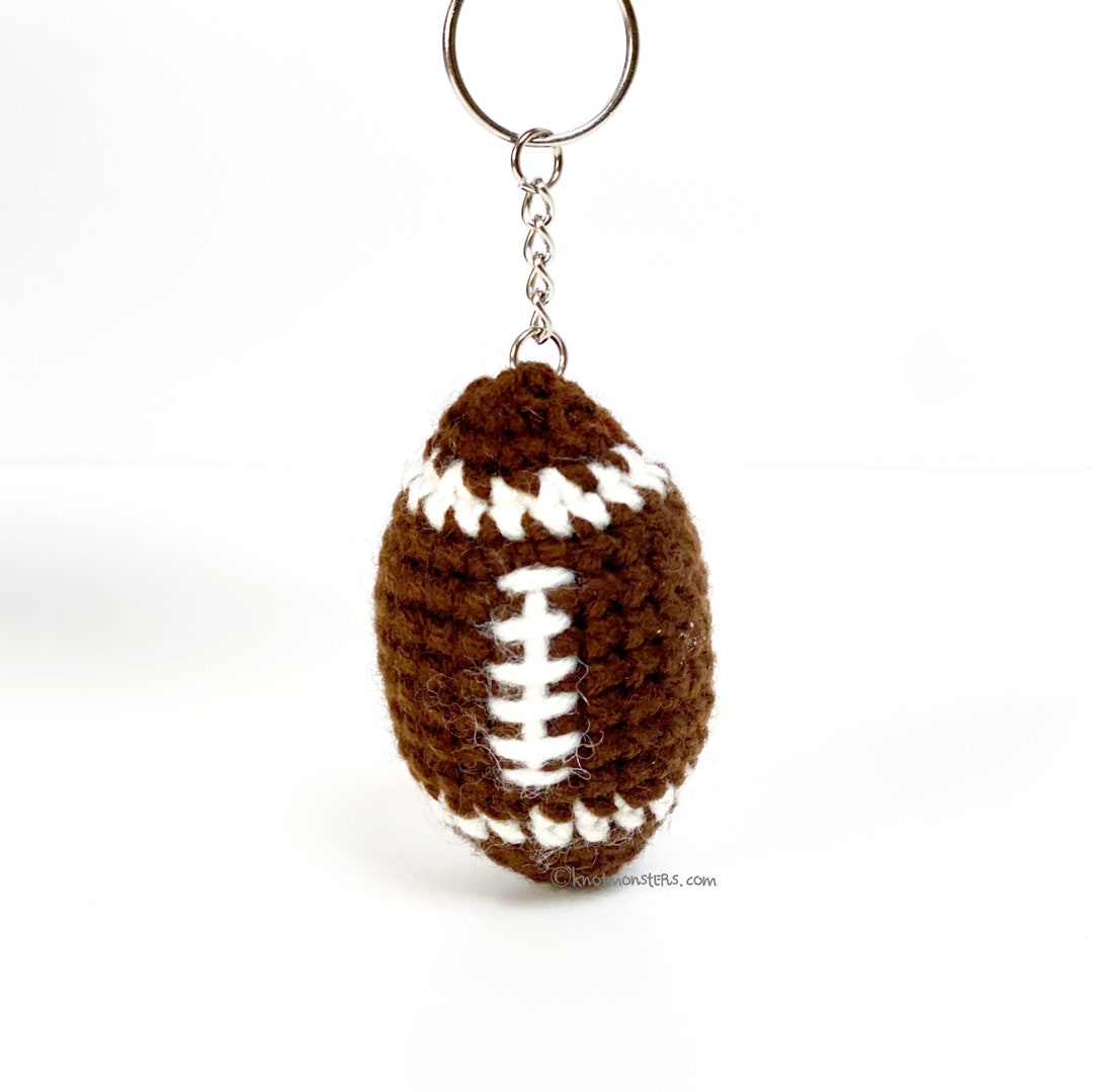 Football Keychain Crochet PATTERN ONLY! PDF Download Amigurumi Beginner ...