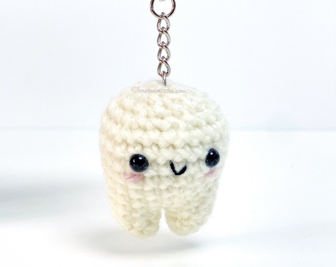 Human Tooth Keychain Tooth Anatomy Accessory - Etsy