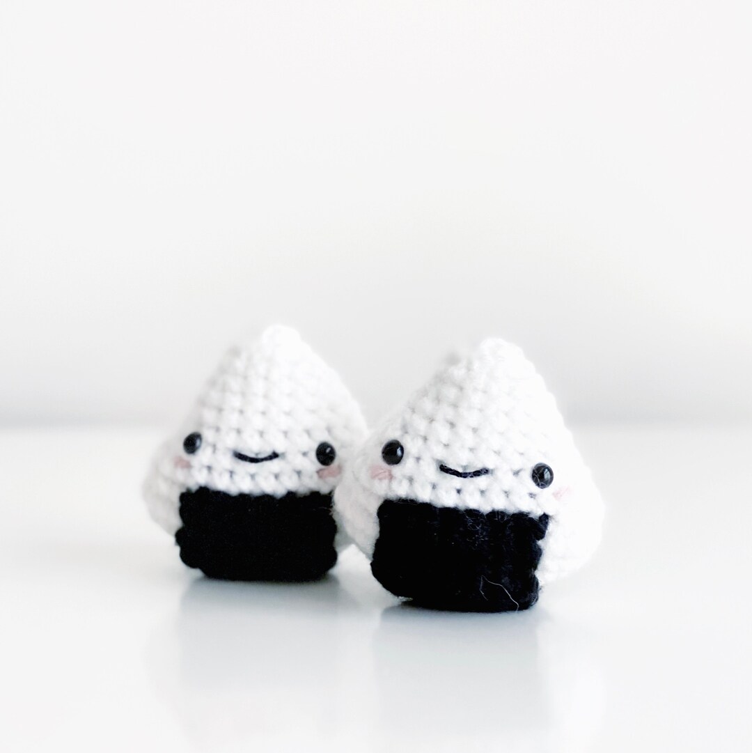 Onigiri Sushi Crochet PATTERN ONLY Pdf DOWNLOAD! Amigurumi Crochet ...