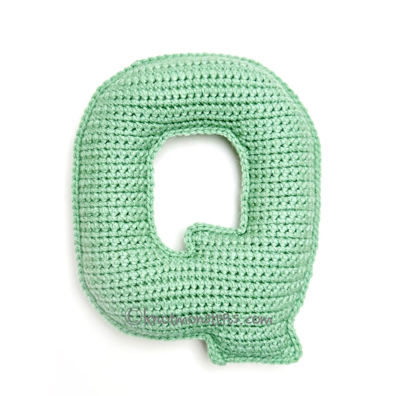 Letter Q Crochet PATTERN ONLY! PDF Download Amigurumi Instructions ...