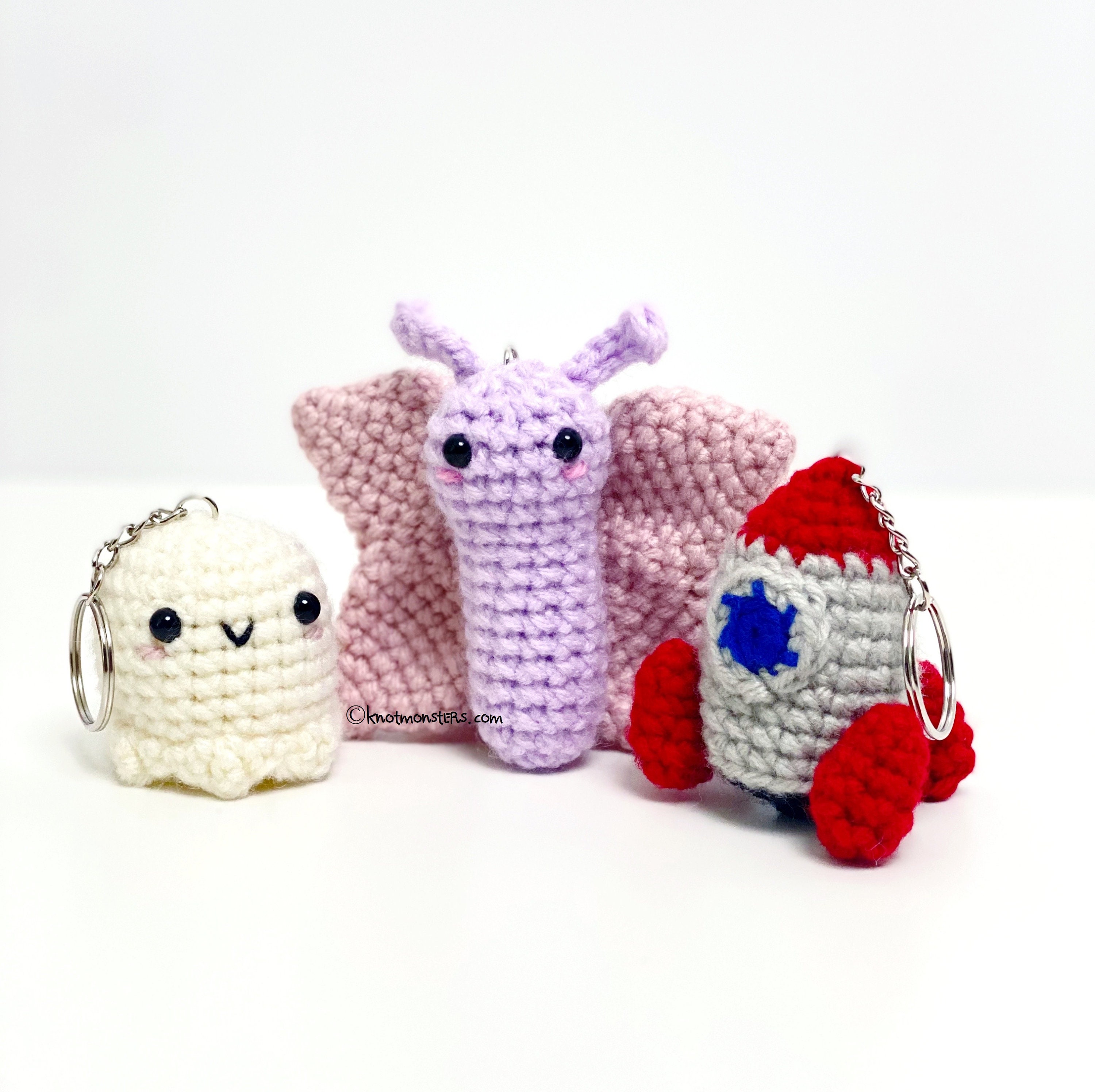 50 Keychain Crochet Pattern Bundle EBOOK PDF Knotmonsters - Etsy UK