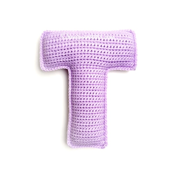 Crochet T Letter - Etsy