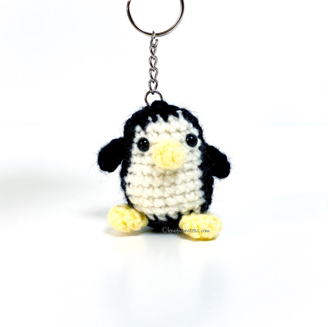 Penguin Keychain Crochet PATTERN ONLY! PDF Download Amigurumi Beginner ...