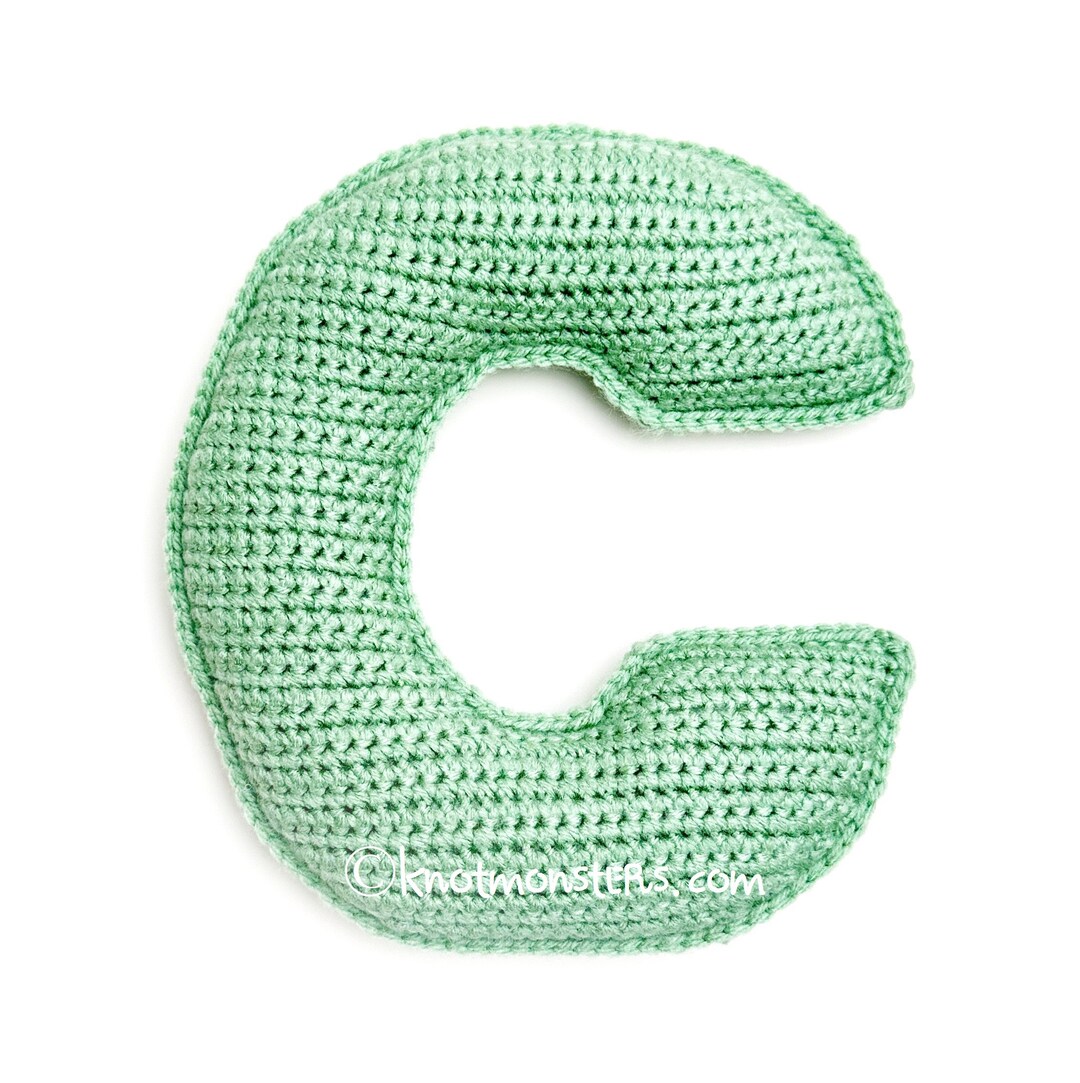 Letter C Crochet PATTERN ONLY! PDF Download Amigurumi Instructions ...