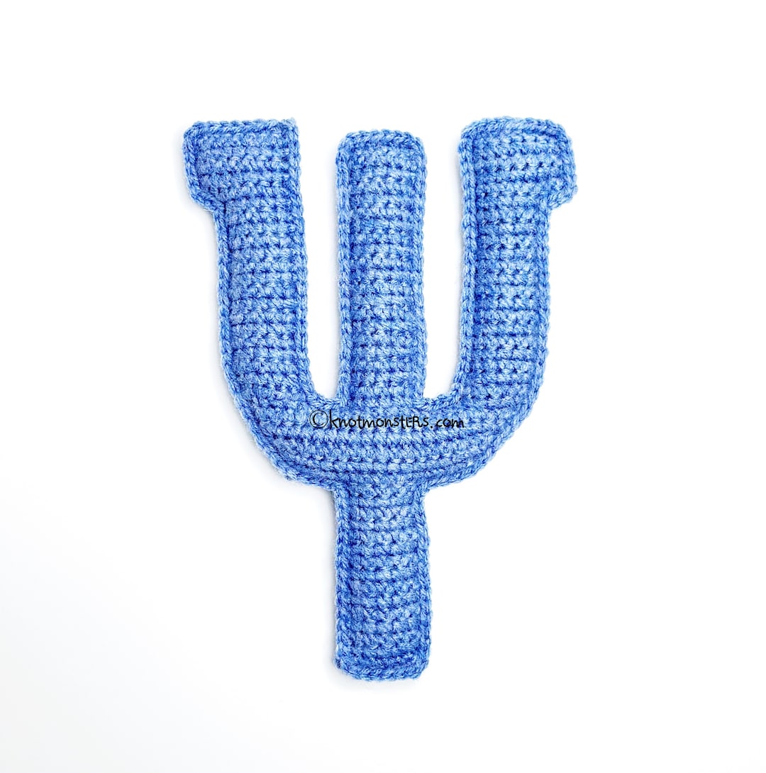 Letter Psi Crochet PATTERN ONLY! PDF Download Amigurumi Instructions ...