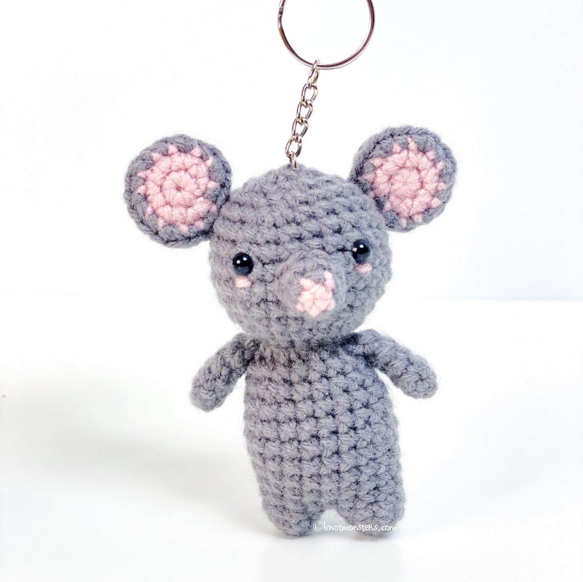 Mouse Keychain Crochet Pattern! PATTERN ONLY! PDF Download Amigurumi ...