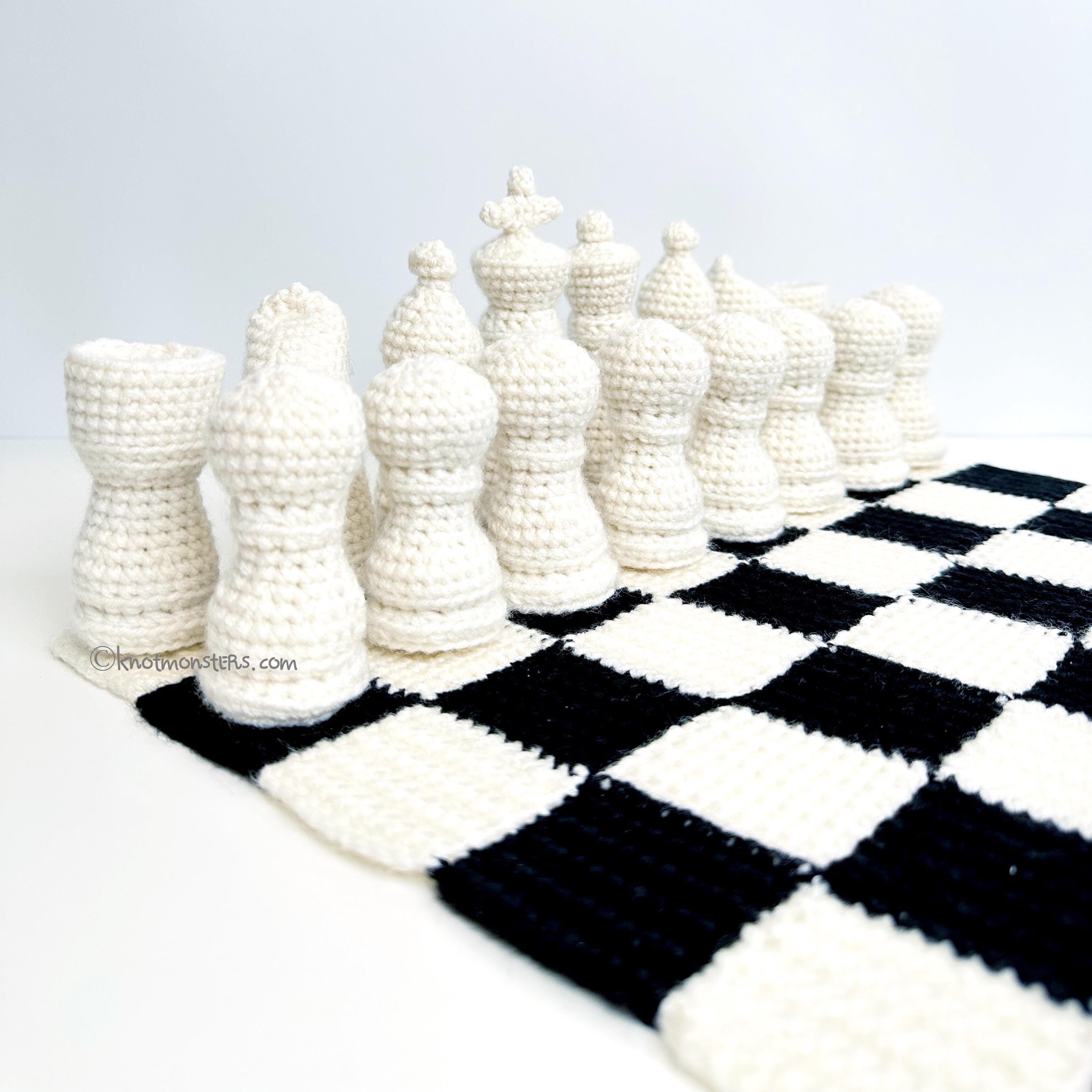 Chess Set Crochet Pattern Bundle! EBOOK PDF Knotmonsters Amigurumi How ...