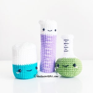 18 Crochet Chemistry Patterns! EBOOK PDF! Amigurumi Crochet Patterns ...