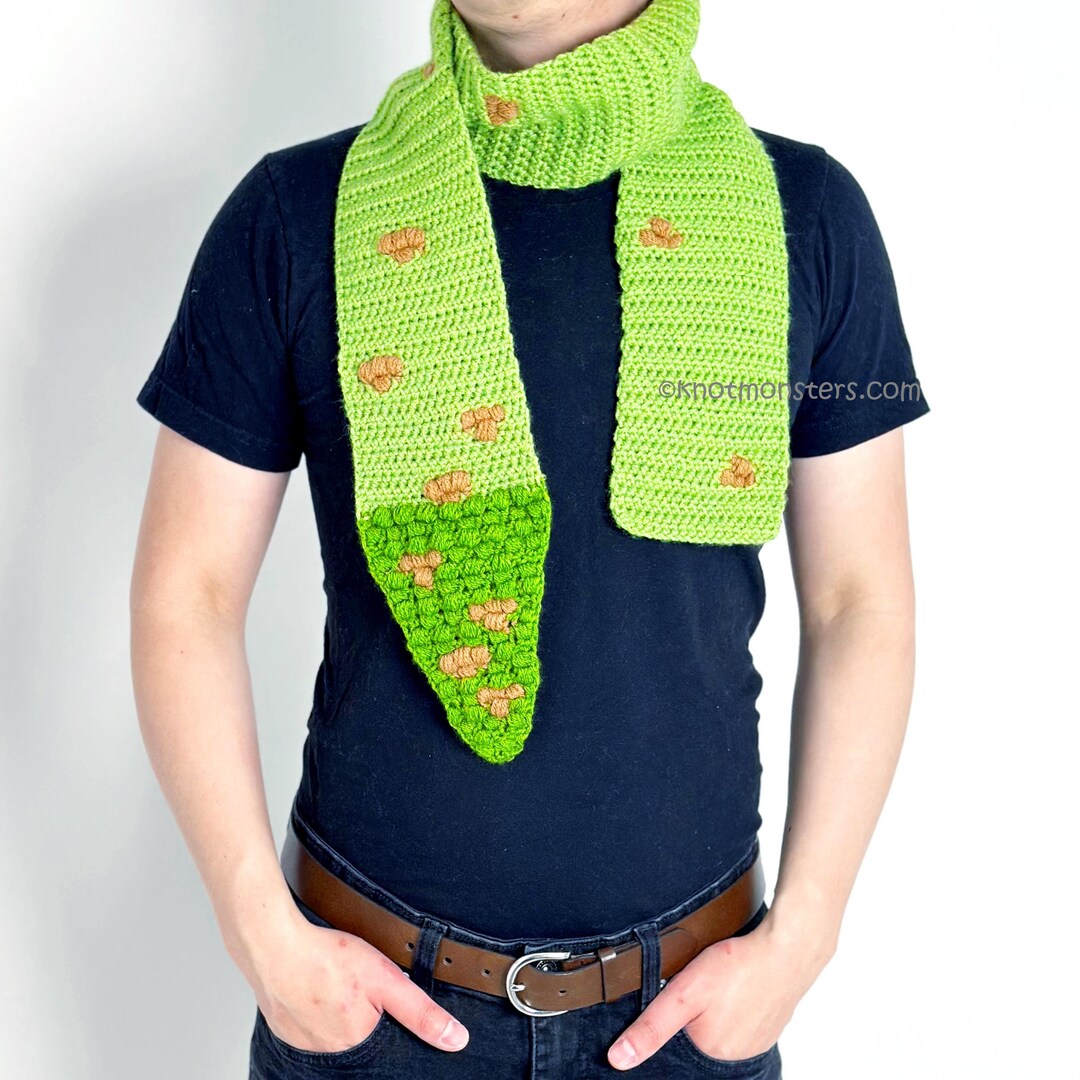 Asparagus Scarf Crochet Pattern! PATTERN ONLY! PDF Download Amigurumi ...