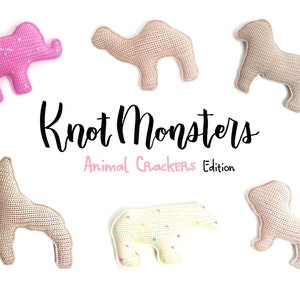Animal Crackers Crochet Pattern Bundle! EBOOK PDF Knotmonsters ...