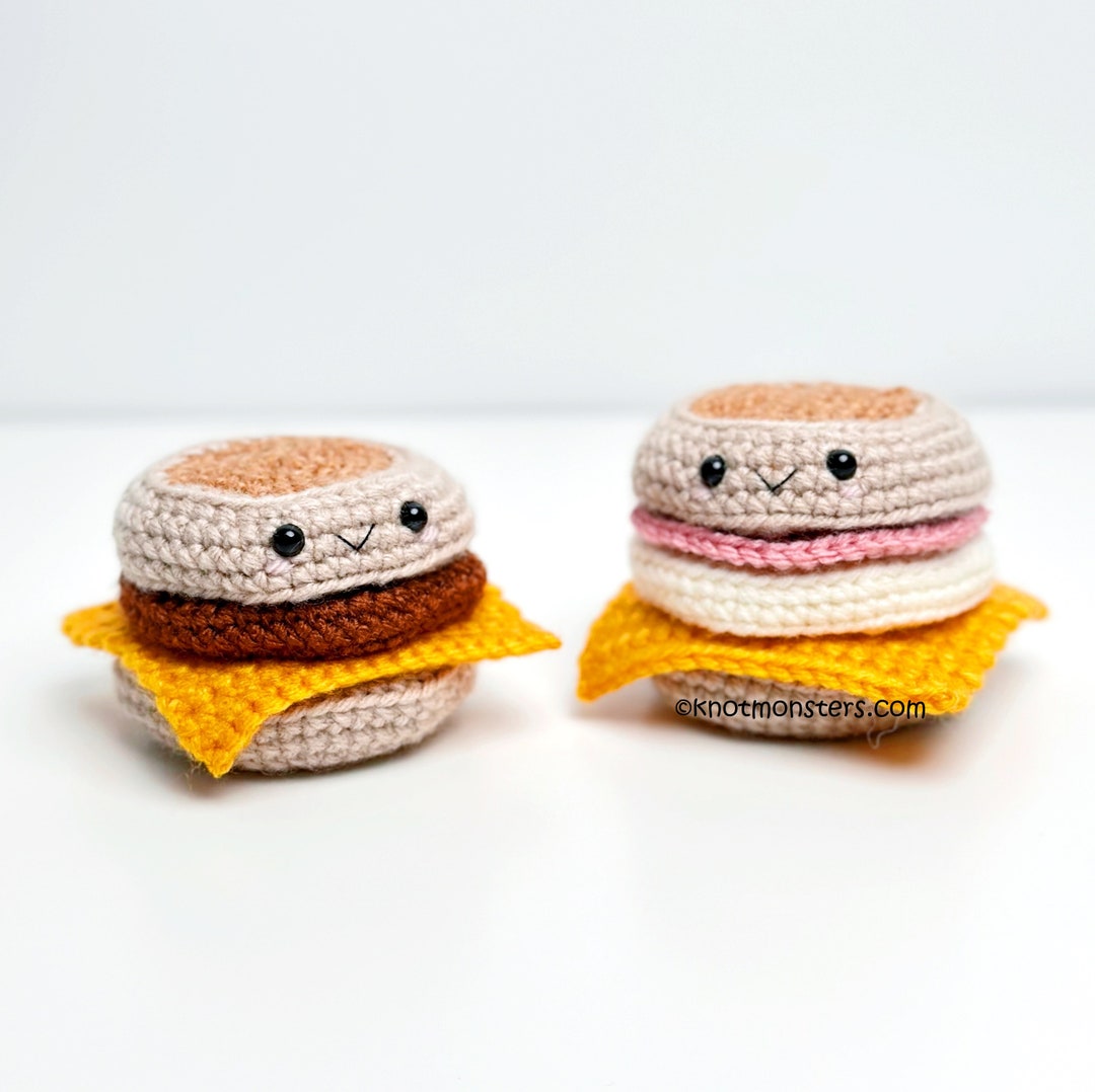 Breakfast English Muffin Crochet Pattern! PATTERN ONLY! PDF Download ...