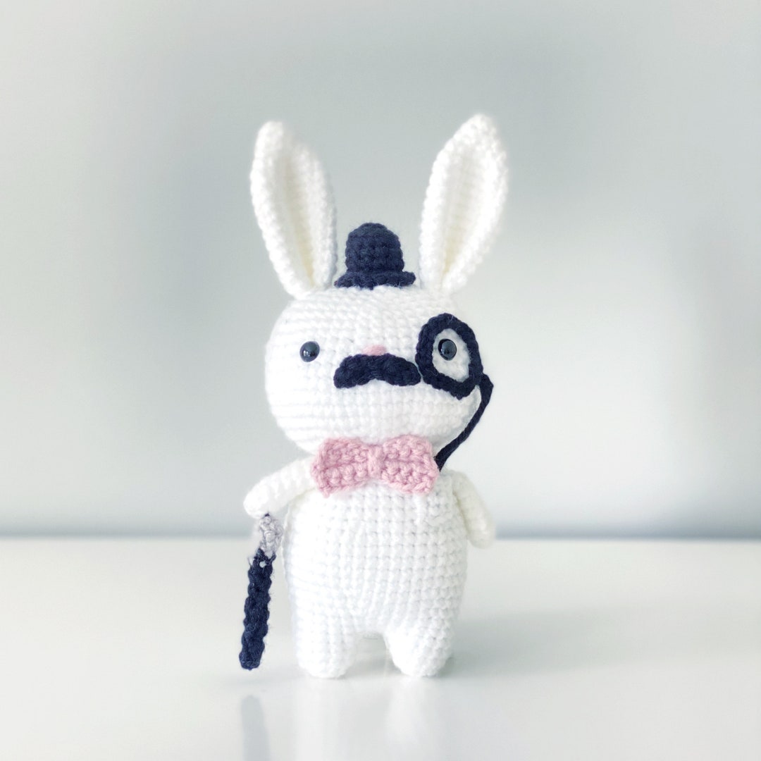 Gentleman Bunny Rabbit Crochet PATTERN ONLY Pdf DOWNLOAD! Amigurumi ...