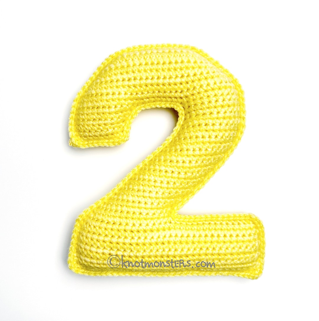 Number Two 2 Crochet PATTERN ONLY! PDF Download Amigurumi Instructions ...