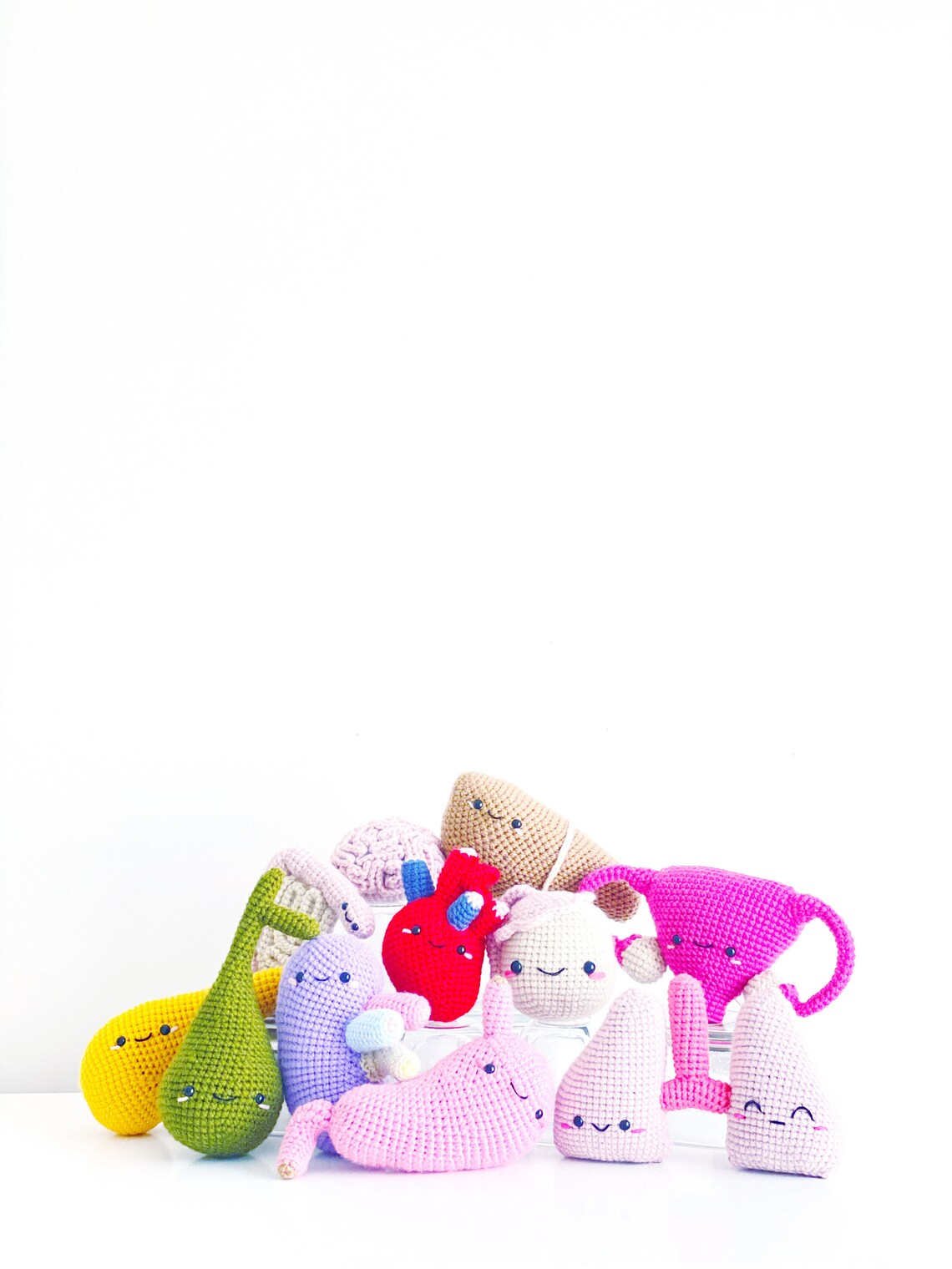 11 Crochet Organs Patterns EBOOK PDF Amigurumi Heart Liver - Etsy UK