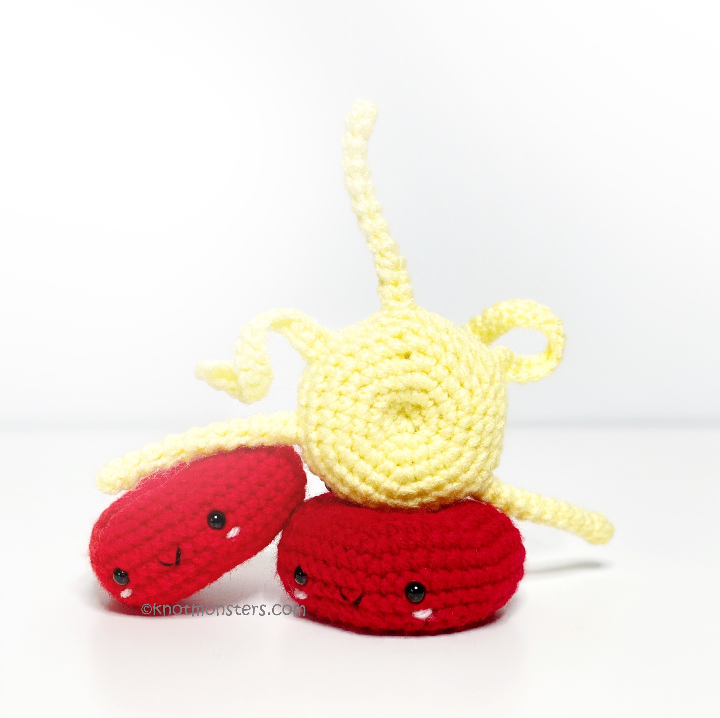 Blood Cells Crochet PATTERN ONLY PDF Download Knotmonsters - Etsy