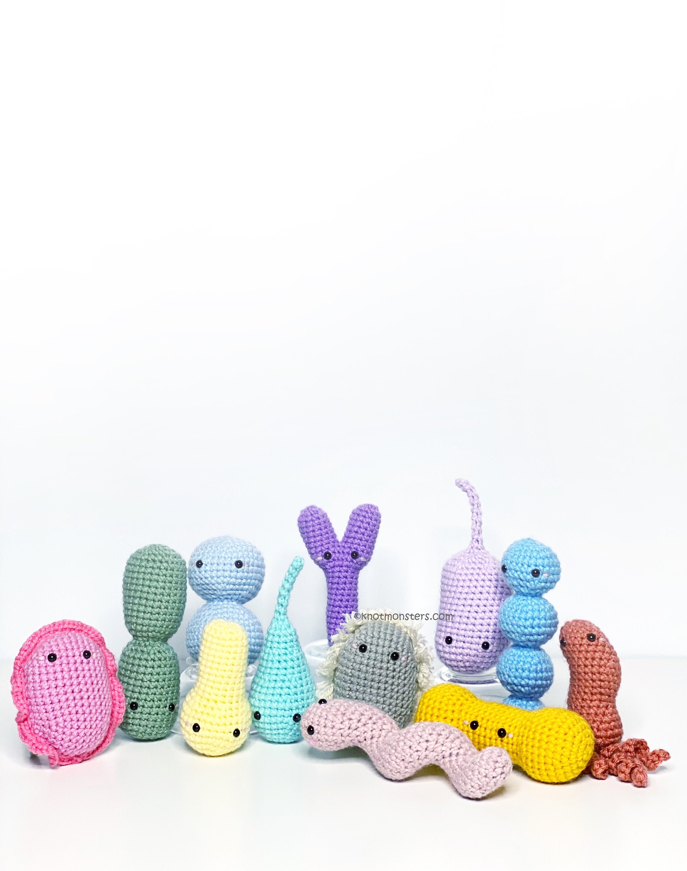 Bacteria Babies! 12 Crochet Patterns! PATTERN ONLY! PDF Download ...
