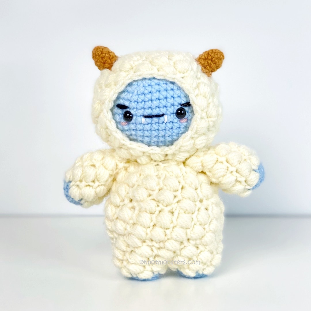 Yeti Big Foot Crochet Pattern! PATTERN ONLY PDF Download Amigurumi Beginner Easy Simple Basic ...