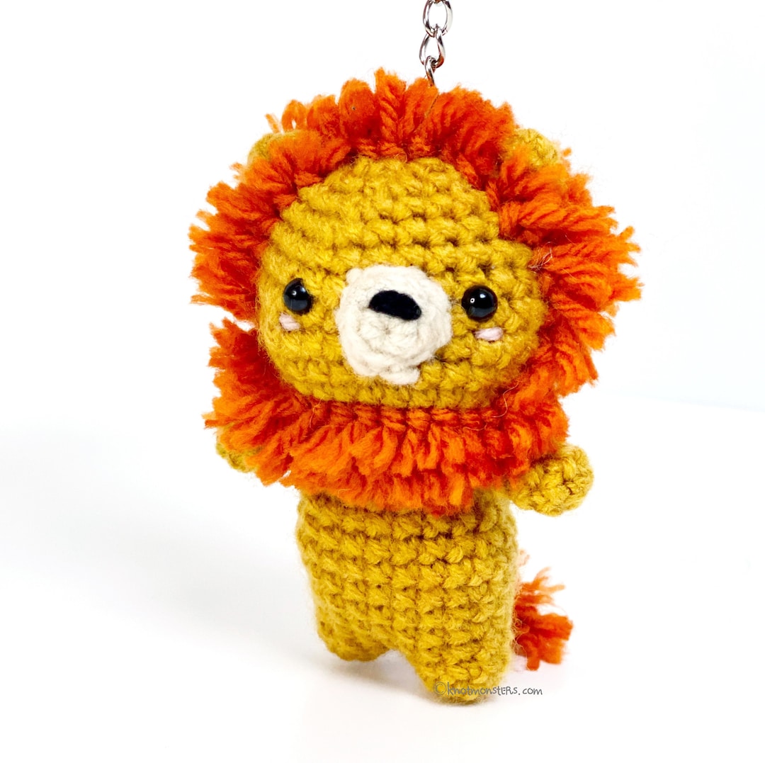 Lion Keychain Crochet Pattern! PATTERN ONLY! PDF Download Amigurumi ...