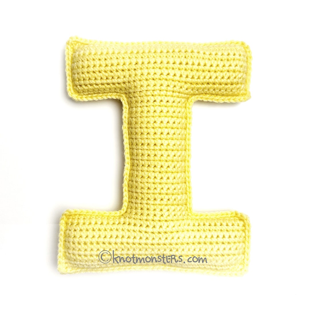Letter I Crochet PATTERN ONLY! PDF Download Amigurumi Instructions ...