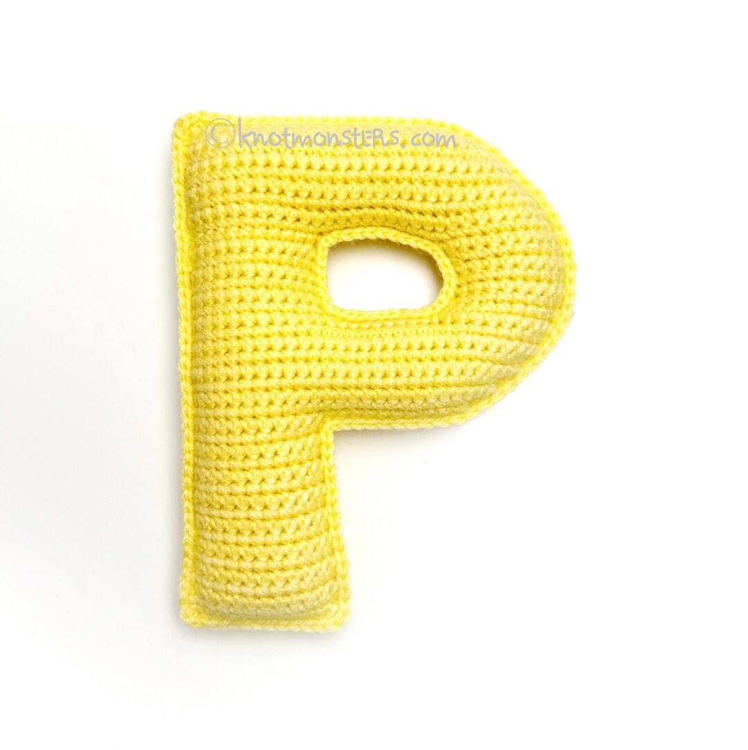 Letter P Crochet PATTERN ONLY! PDF Download Amigurumi Instructions ...