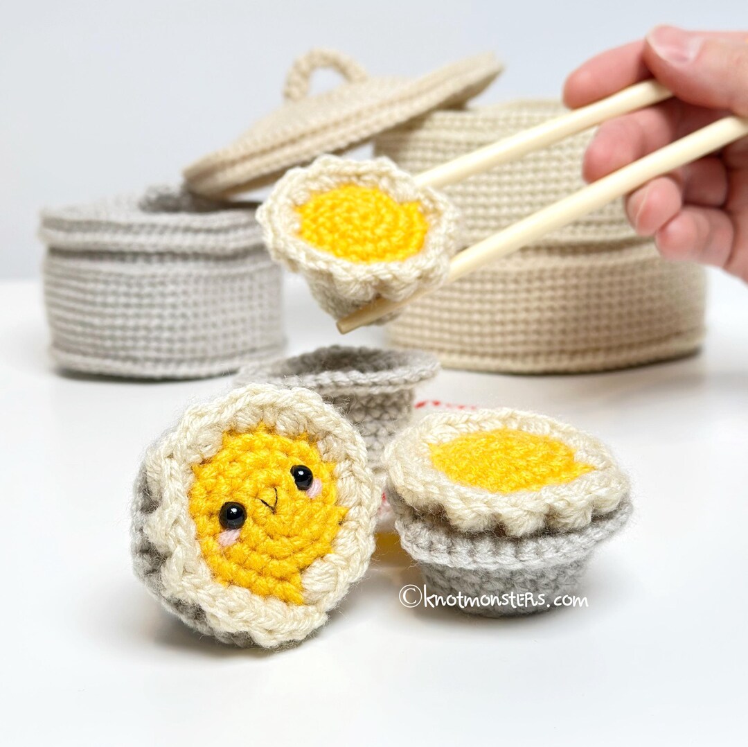 Dan Tat Egg Tart Dantat Crochet Pattern! PATTERN ONLY! PDF Download ...