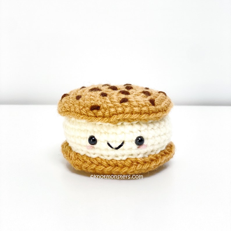 Ice Cream Cookie Sandwich Crochet Pattern! PATTERN ONLY! PDF Download ...