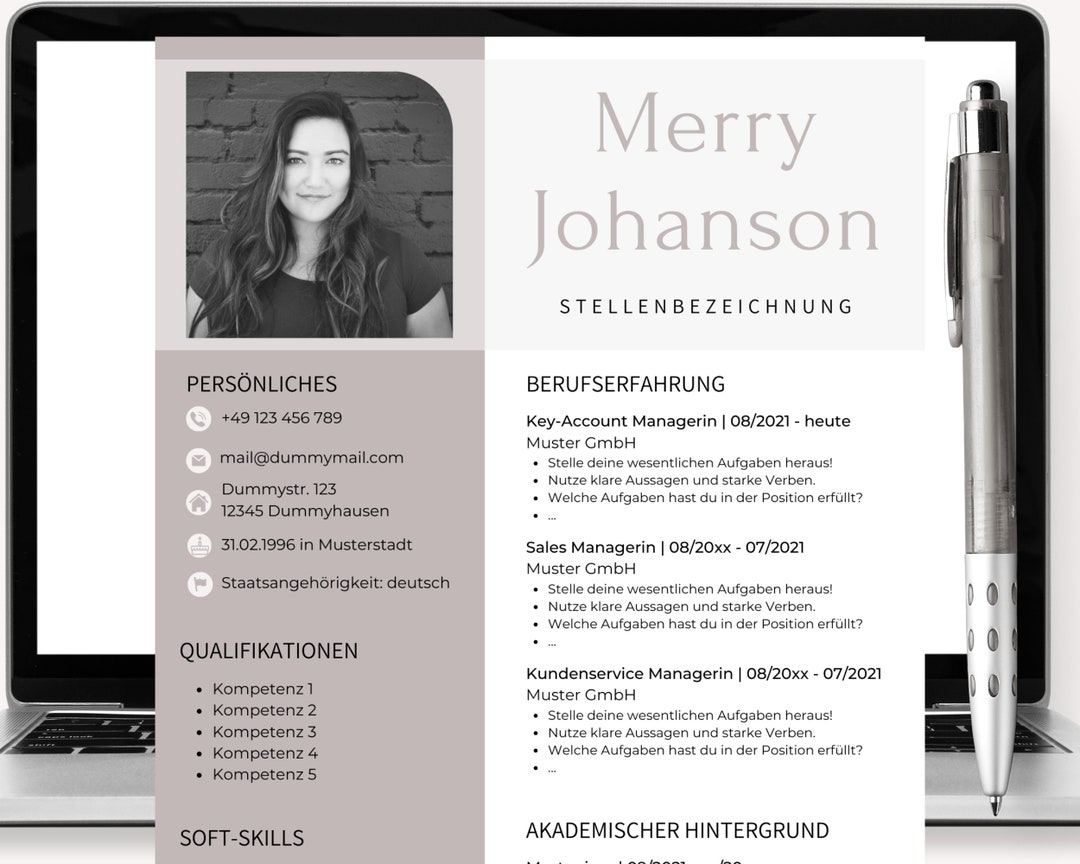 Application Template, Resume Template, CV, Application Templates in ...