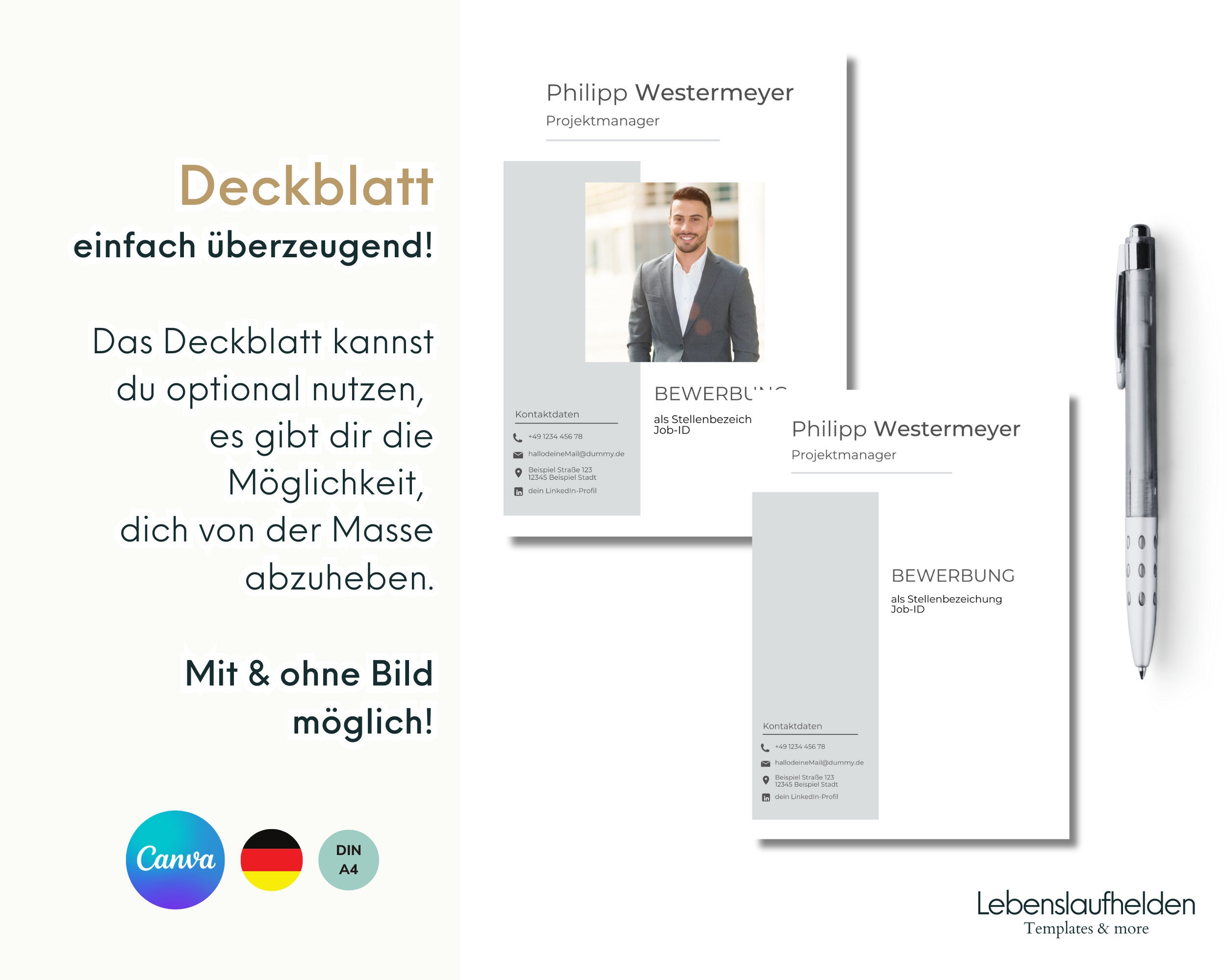 Professional Application Template CV Template Tabular Modern Creative ...