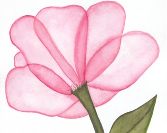 Watercolor Flower Blue - Etsy