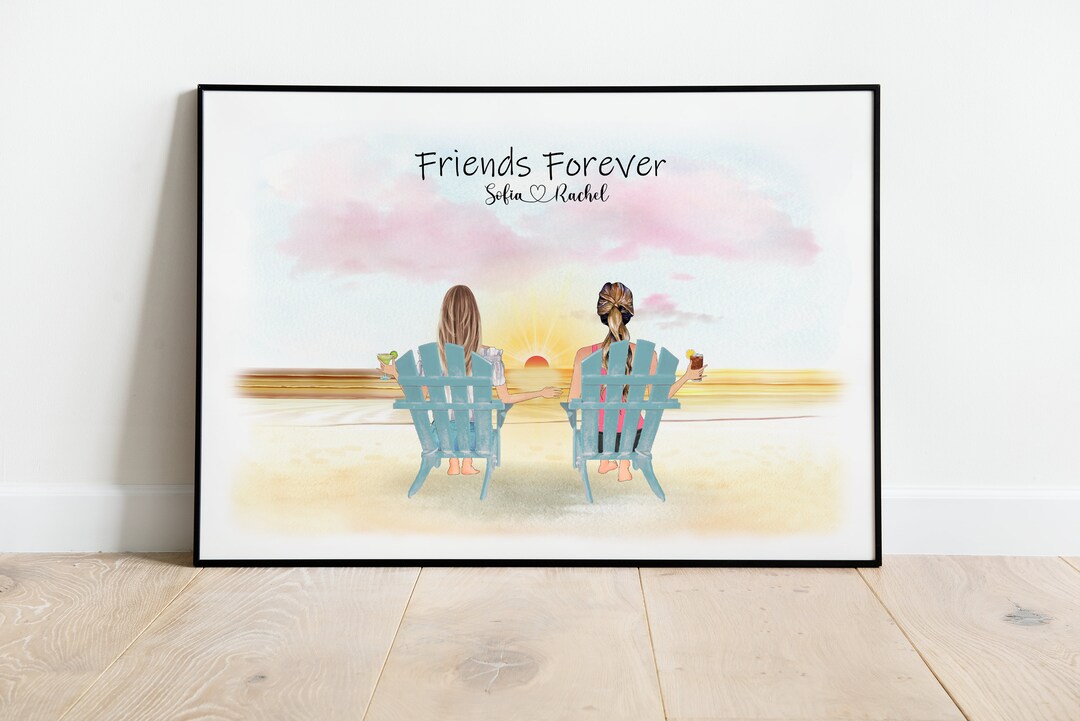 Sunset at the Beach, Better With Friends,drink in the Sea With Best ...