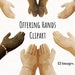 Offering Hands Clipart, Helping Hand Illustration, Human Arms Artwork ...