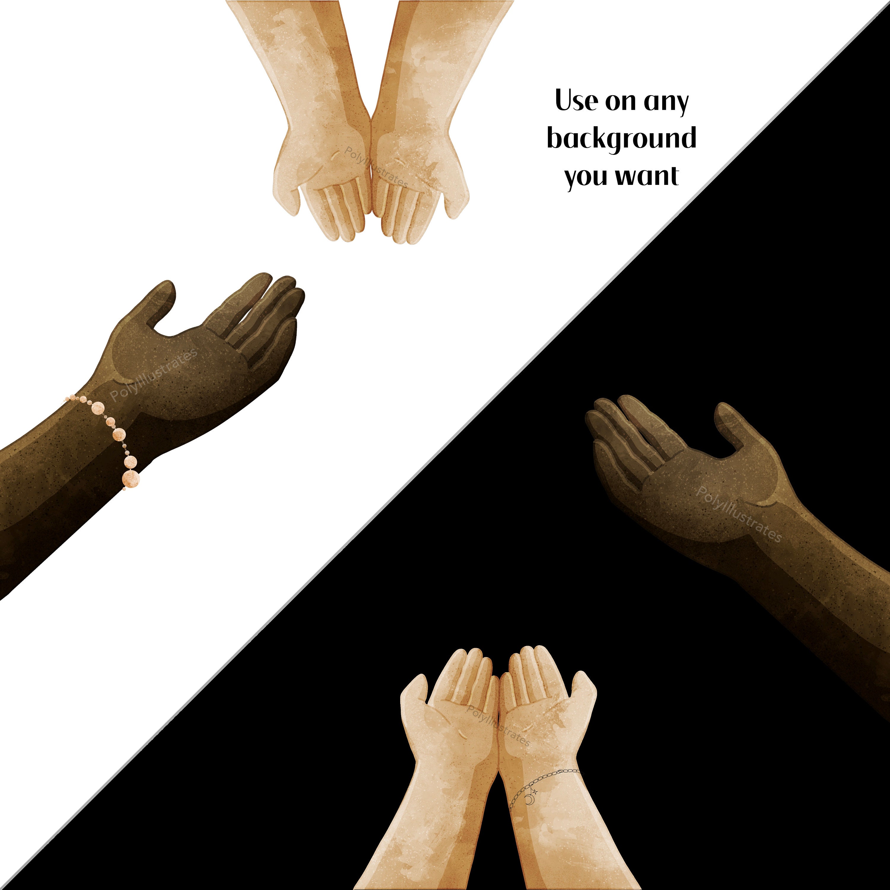 Offering Hands Clipart, Helping Hand Illustration, Human Arms Artwork ...
