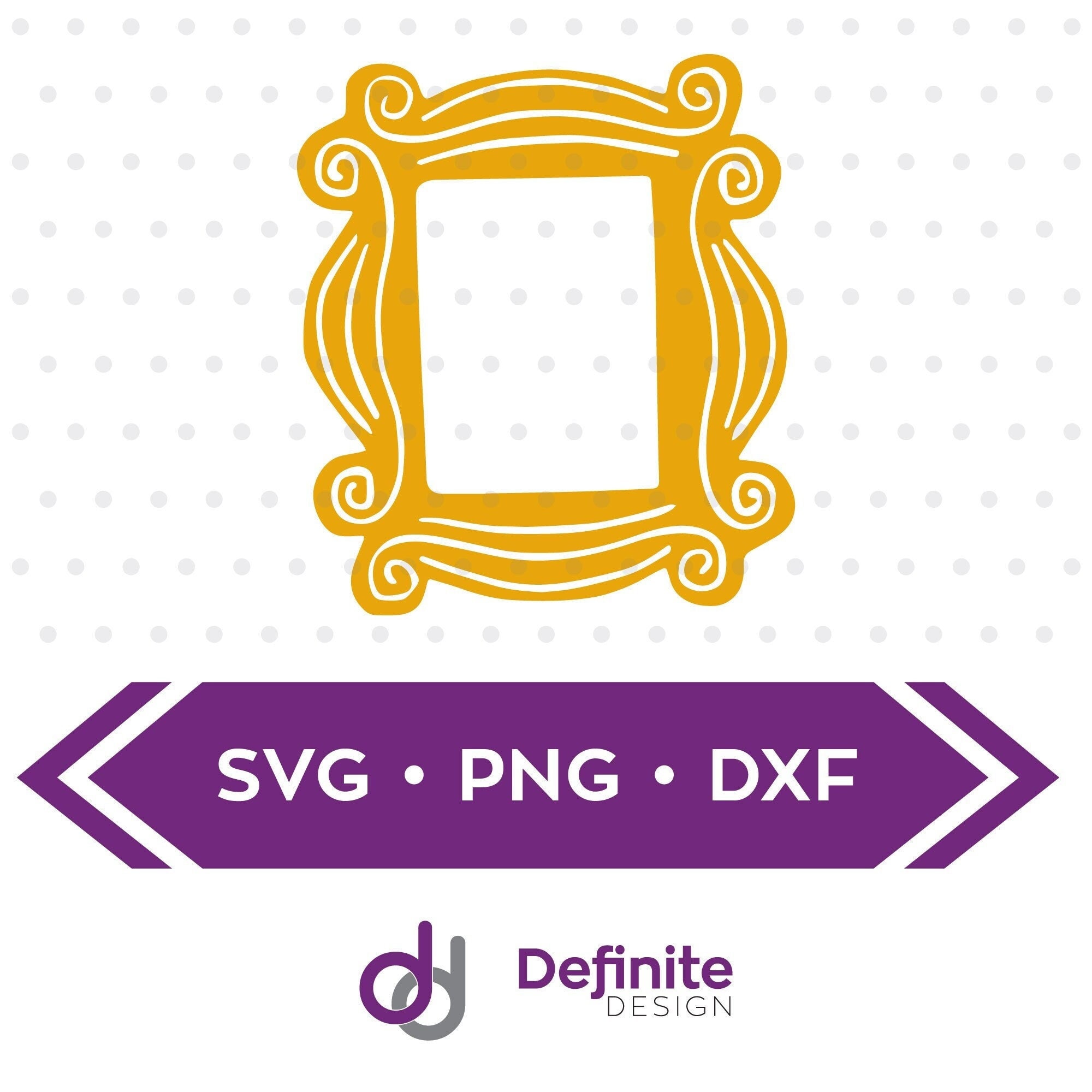 Friends TV Show Frame / Friends Door Frame SVG, Dxf, Png - Etsy