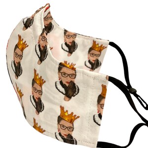 Notorious RBG Face Mask, Dissent Collar, Feminist Facemask With Filter ...