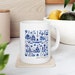 Delft Mug Netherlands Coffee Mug Dutch Souvenir Folk Art Coffee Mug ...