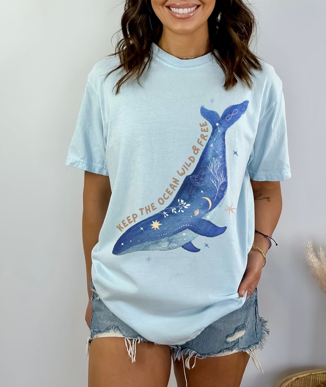 Whale Shirt Humpback Whale T Shirt Celestial Whale Tshirt Manatee ...