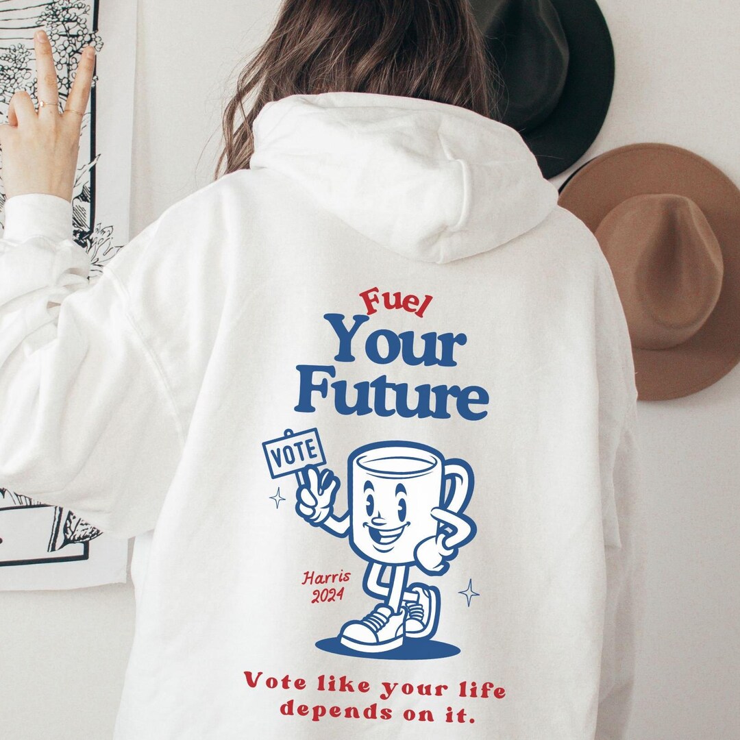 Kamala Harris Mascot Hoodie Kamala 2024 Vote Harris Walz Retro Vintage ...