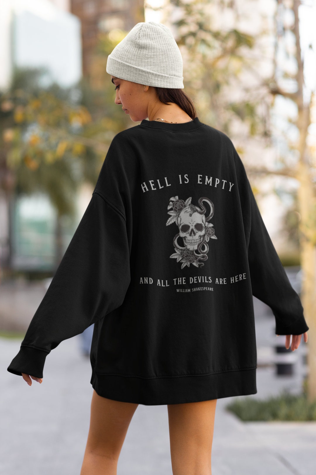 Shakespeare Sweatshirt Goblincore Crewneck Fairy Grunge Goth Sweater ...