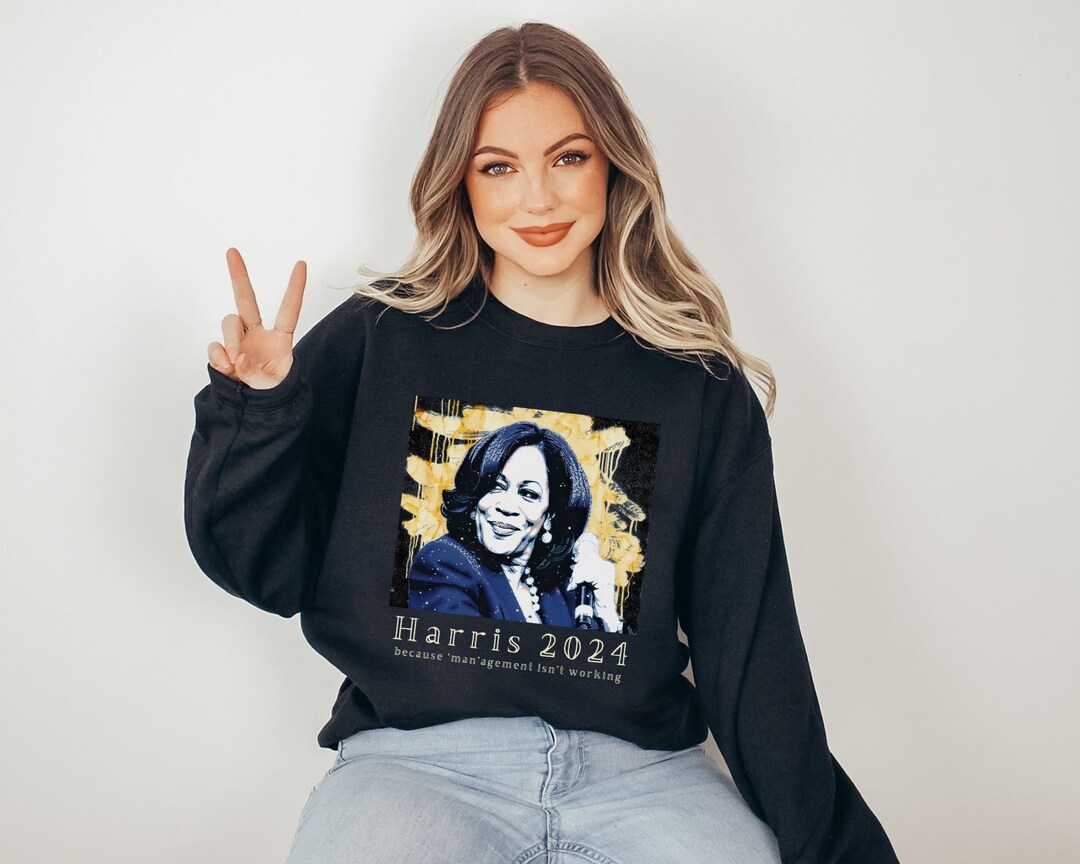 Kamala Harris 2024 Sweatshirt Madam President Crewneck Vote for Kamala ...