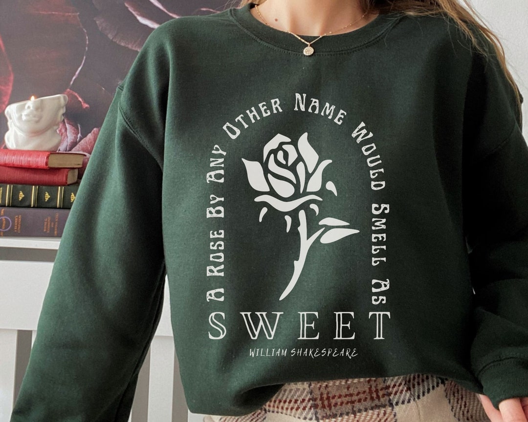 Shakespeare Sweatshirt Romeo and Juliet Bookish Crewneck Light Academia ...