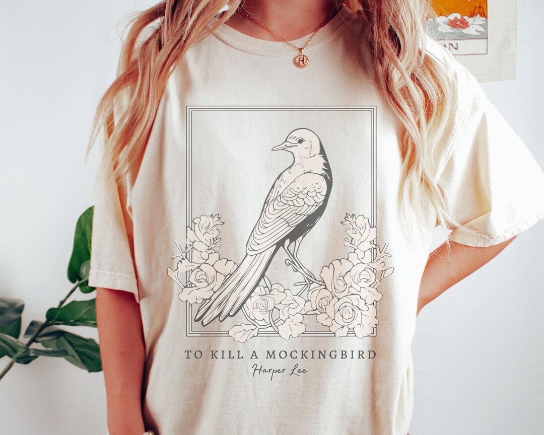 To Kill A Mockingbird Harper Lee Literary T Shirt Scout & Jem Atticus ...
