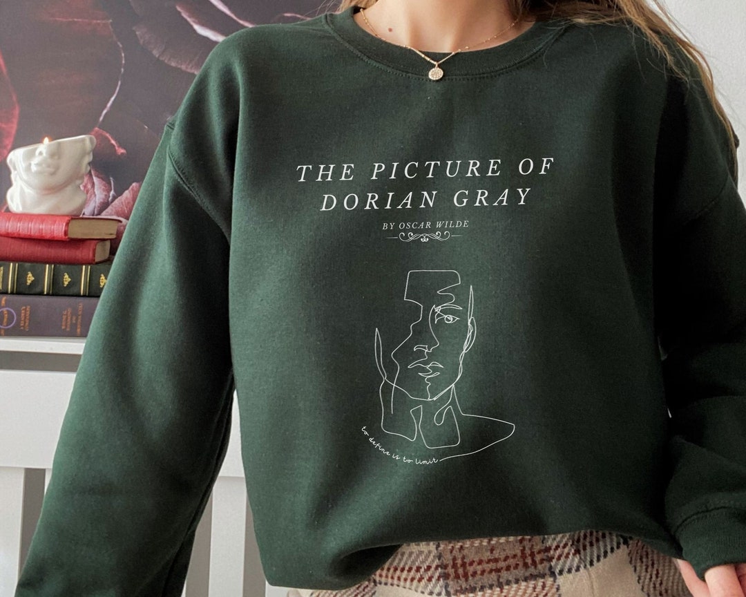 The Picture of Dorian Gray Crewneck Line Art Dorian Grey Oscar Wilde ...