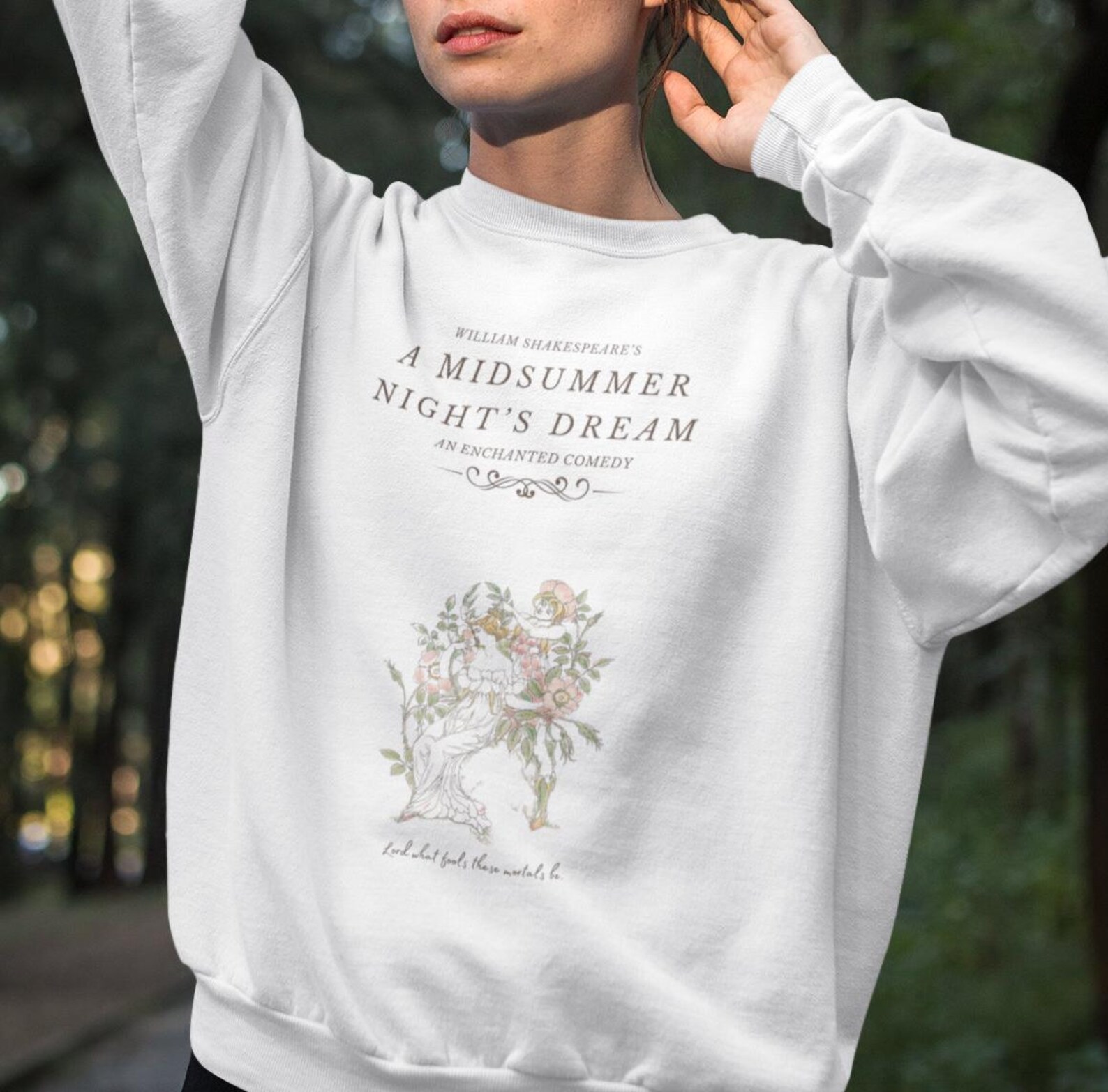 A Midsummer Night's Dream Sweatshirt Shakespeare Sweater Fairycore ...