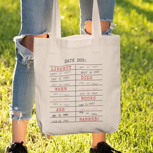 I Read Banned Books Tote Bag Aesthetic Vintage Literary Bag Dark ...