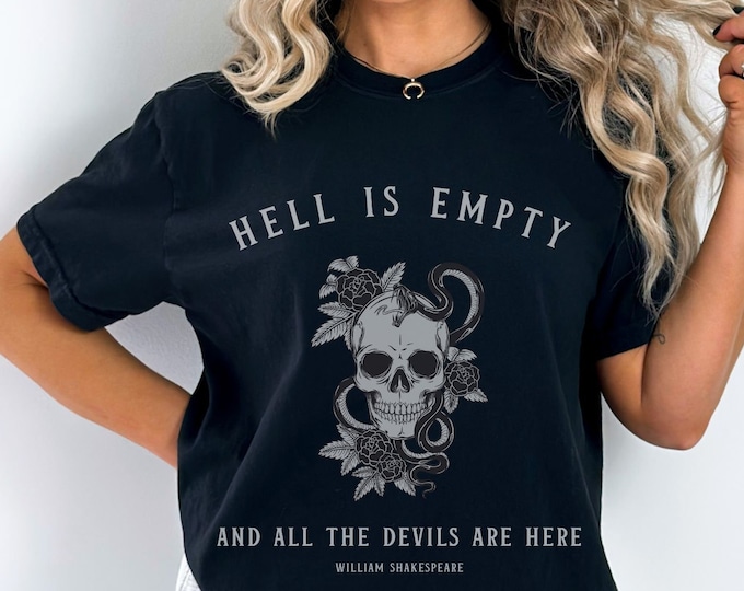 Shakespeare Sweatshirt Goblincore Crewneck Fairy Grunge Goth Sweater ...